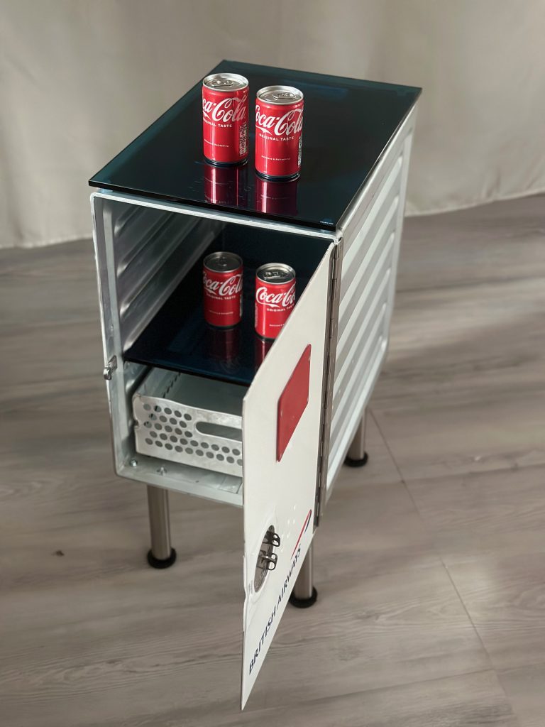 British Airways Atlas Box Minibar – Papa Juliett Aviation Furniture and Art